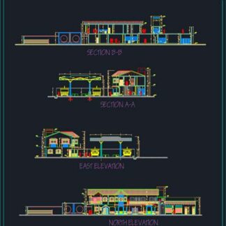 Fuel filling stations architecture design, a collection of 19 gas ...