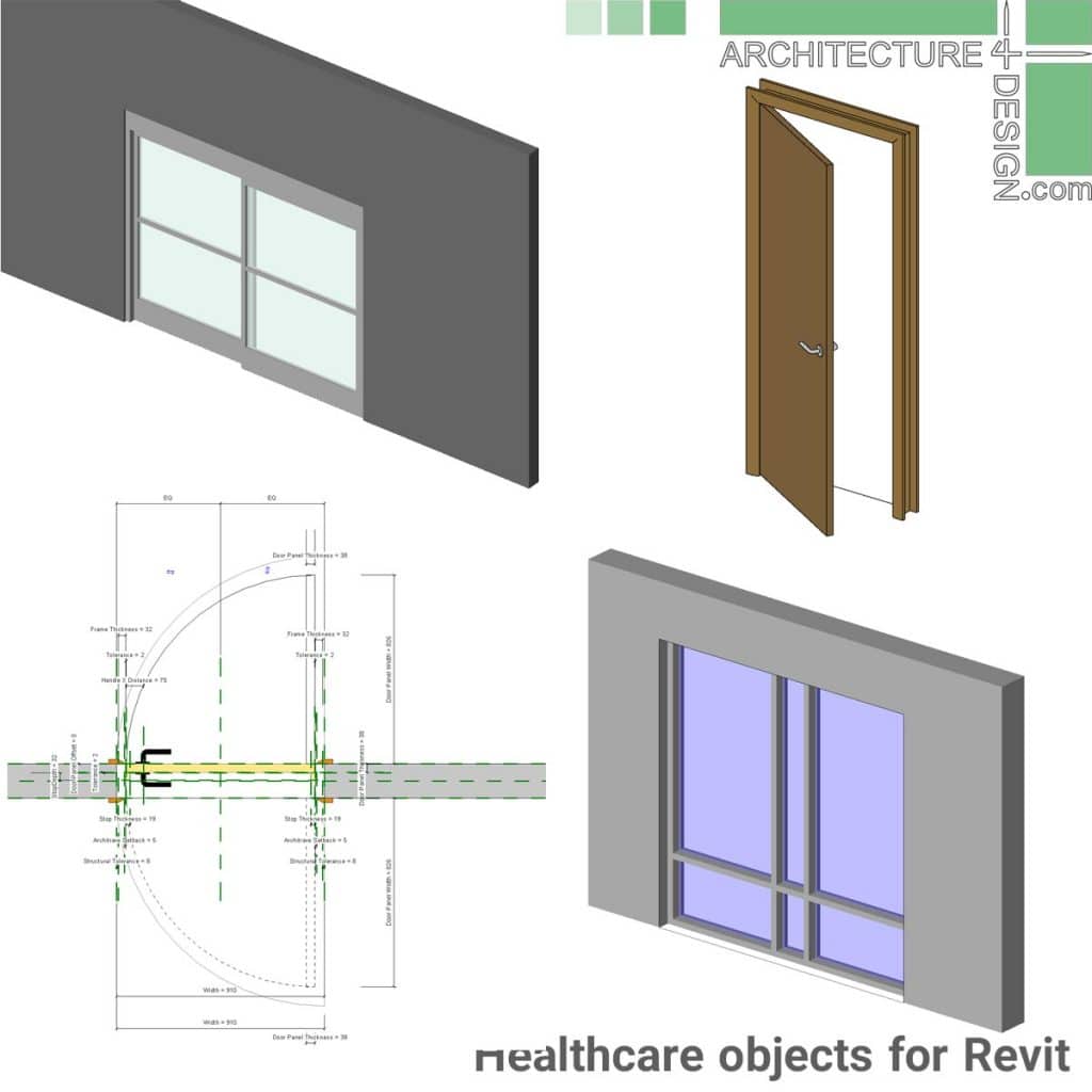 Revit families for hospital design - Architecture for Design