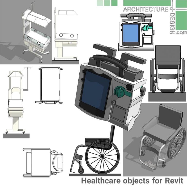 Revit families for hospital design - Architecture for Design
