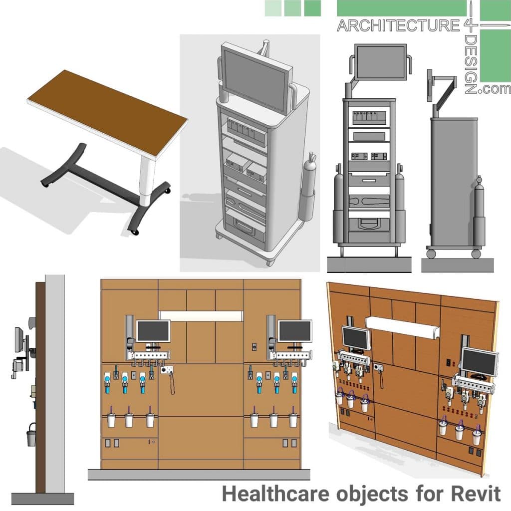 Revit families for hospital design - Architecture for Design