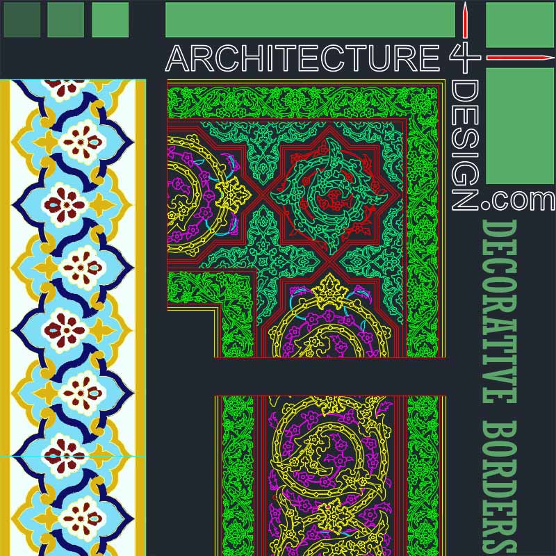 Quran calligraphy in Autocad (DWG) - Architecture for Design