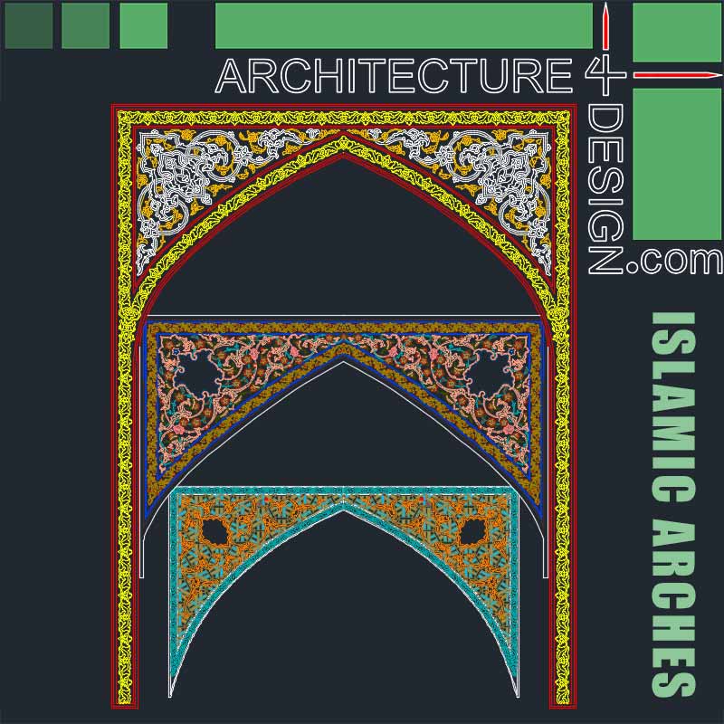 Quran calligraphy in Autocad (DWG) - Architecture for Design