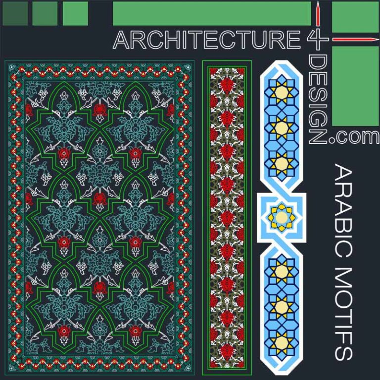 Quran calligraphy in Autocad (DWG) - Architecture for Design